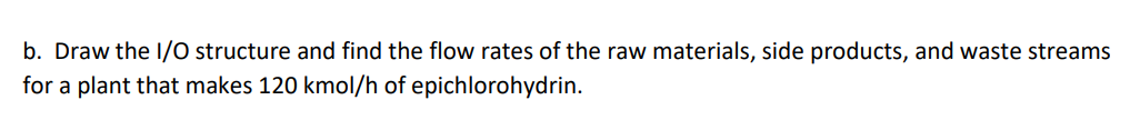 Solved 14. Epich Solutions makes epichlorohydrin (C3H5ClO), | Chegg.com