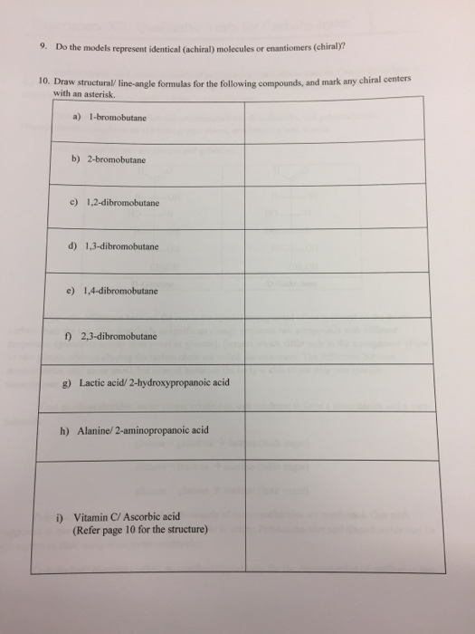 Solved Procedures Construct a molecular model (ball and | Chegg.com
