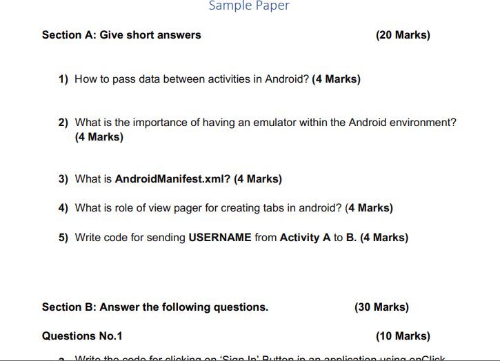 Solved Section A: Give short answers (20 Marks) 1) How to | Chegg.com