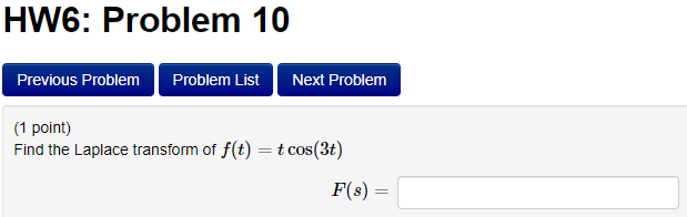 Solved HW6: Problem 9 Previous Problem Problem List Next | Chegg.com