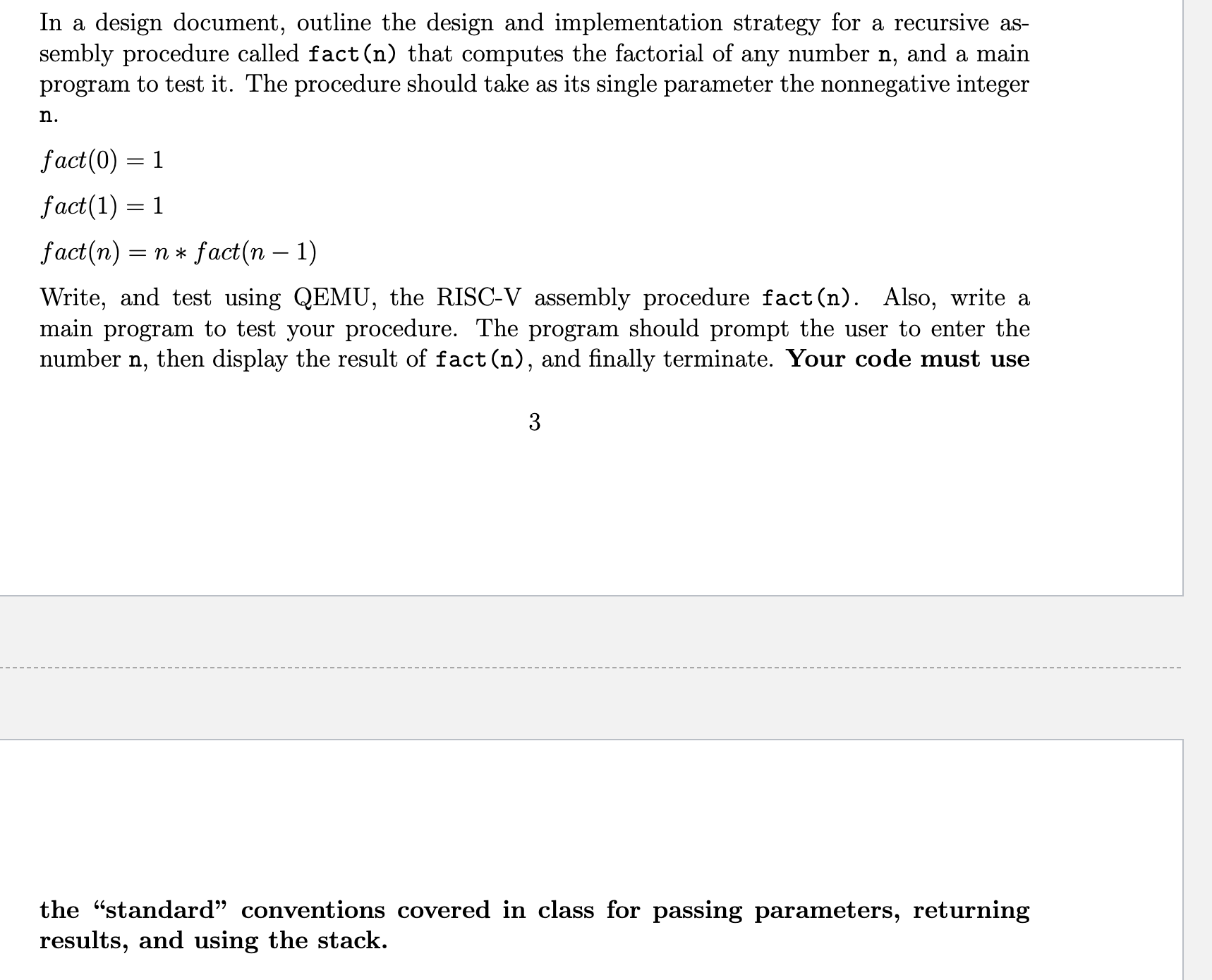 Solved In a design document, outline the design and | Chegg.com