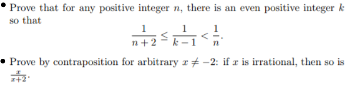 Solved * Prove that for any positive integer n, there is an | Chegg.com