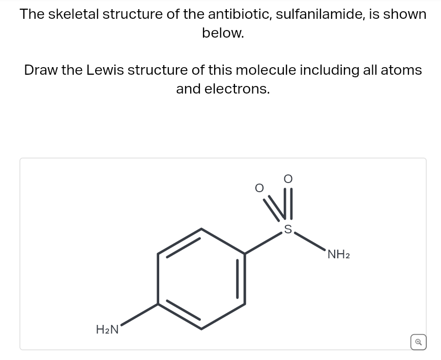 Solved The skeletal structure of the antibiotic, | Chegg.com