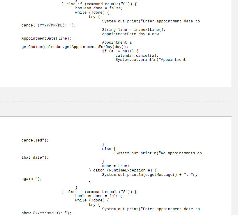 Solved Problems 6-10: AppointmentsWrite a program to design | Chegg.com