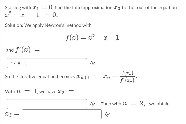 Solved Starting with Xi = O, find the third approximation X3 | Chegg.com