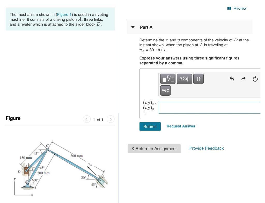 Solved I Review The mechanism shown in (Figure 1) is used in | Chegg.com