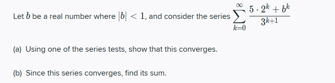 Solved Let b be a real number where b/