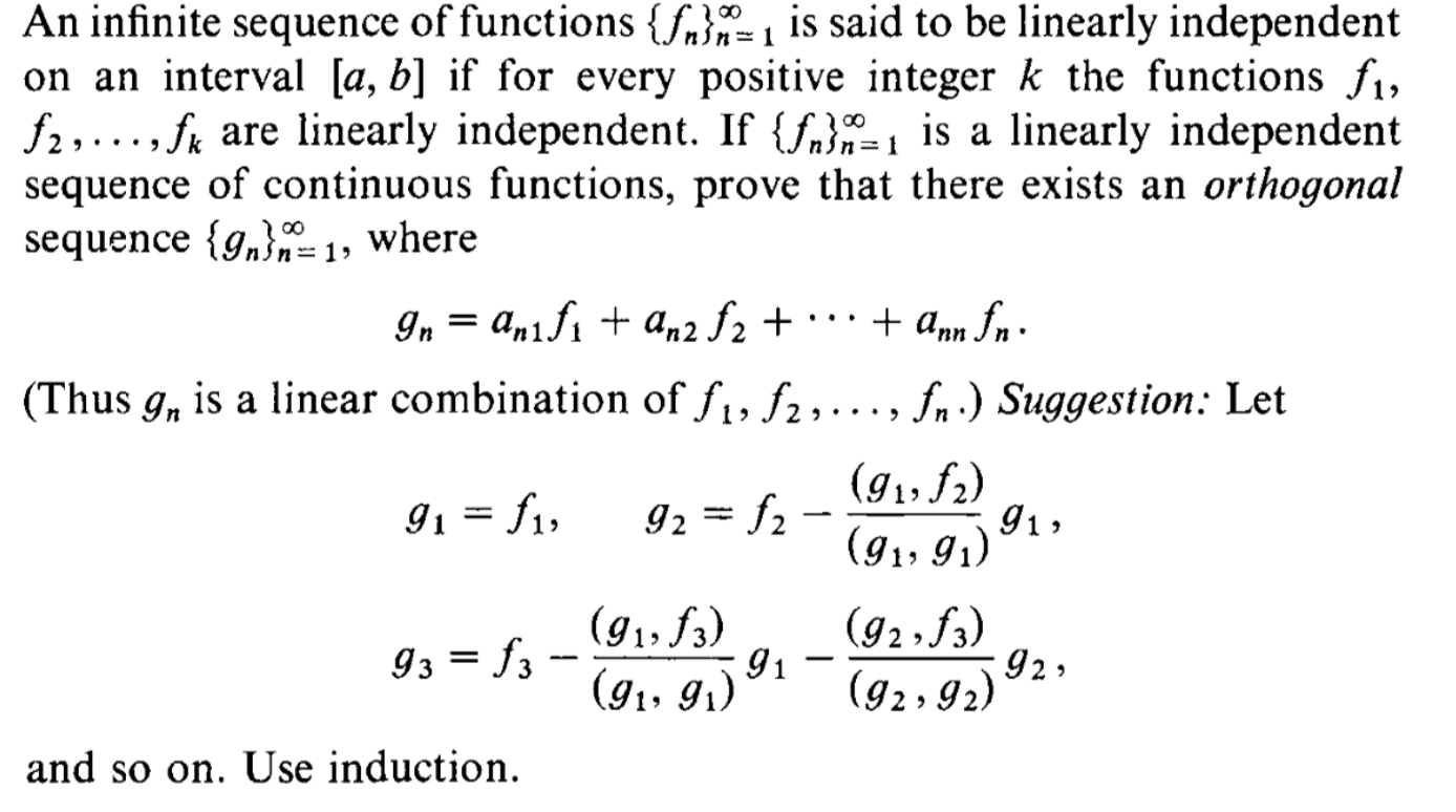 Solved 100 > = An infinite sequence of functions {Sn} = 1 is | Chegg.com