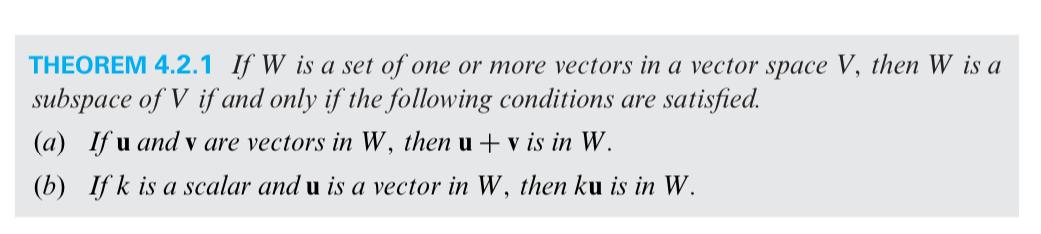 Solved 1. Use Theorem 4.2.1 to determine which of the | Chegg.com