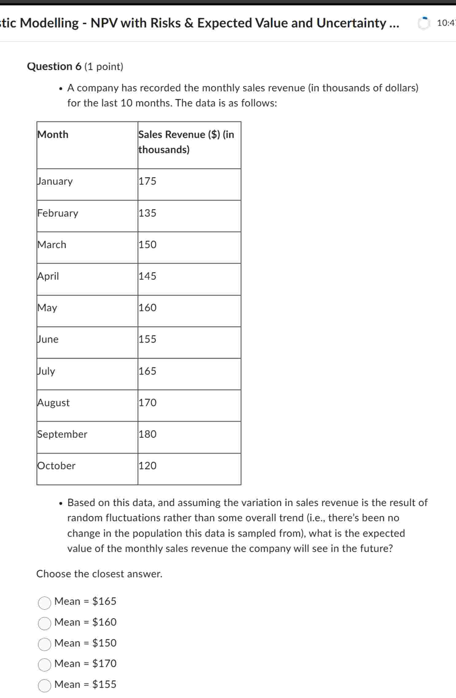 Solved tic Modelling - NPV ﻿with Risks & Expected Value and | Chegg.com