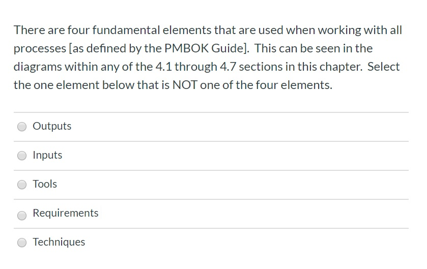 Solved There are four fundamental elements that are used | Chegg.com