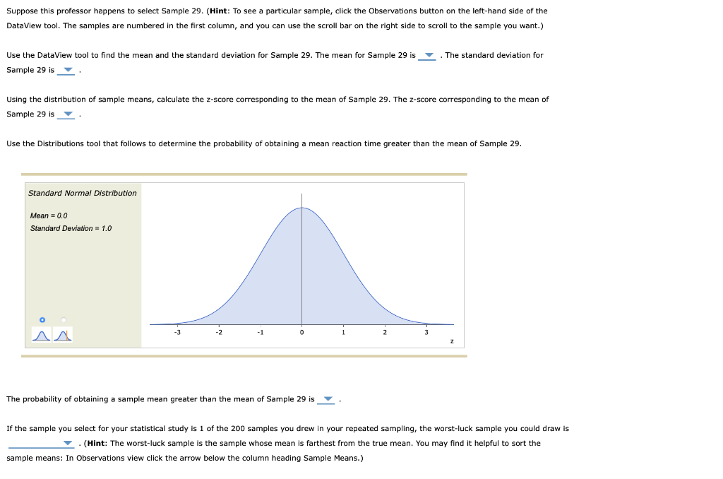 Solved 5. Using z-scores with the distribution of sample | Chegg.com