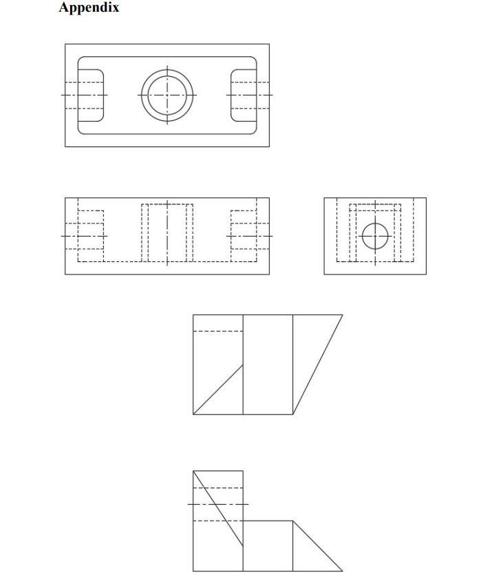 Solved Multiview Drawing Of An Object Is Given Below All 