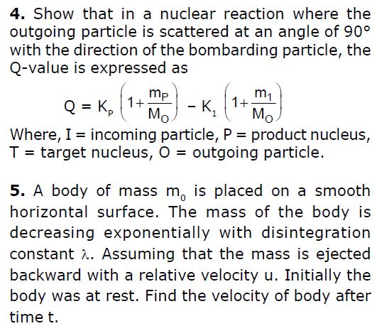 outgoing particle is scattered at an angle of 90° | Chegg.com