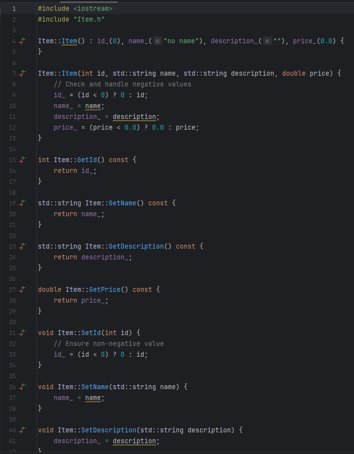 Solved void Item: SetPrice (double price) \{ // Ensure | Chegg.com
