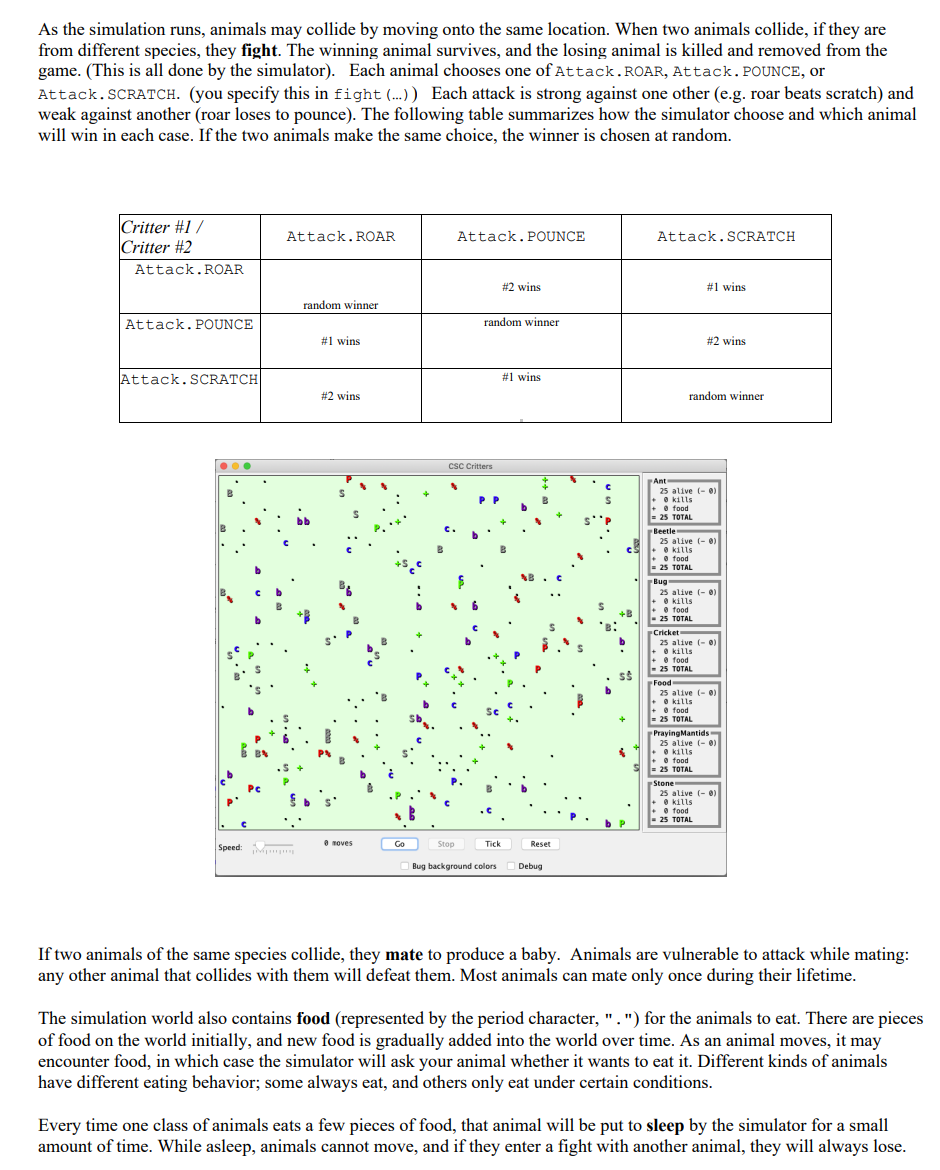 Solved This assignment focuses on classes and objects. You | Chegg.com