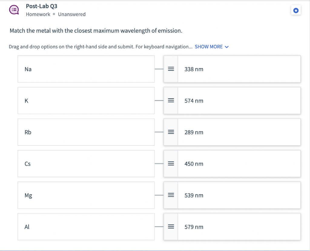 Solved Homework ∙ Unanswered A student obtained the | Chegg.com