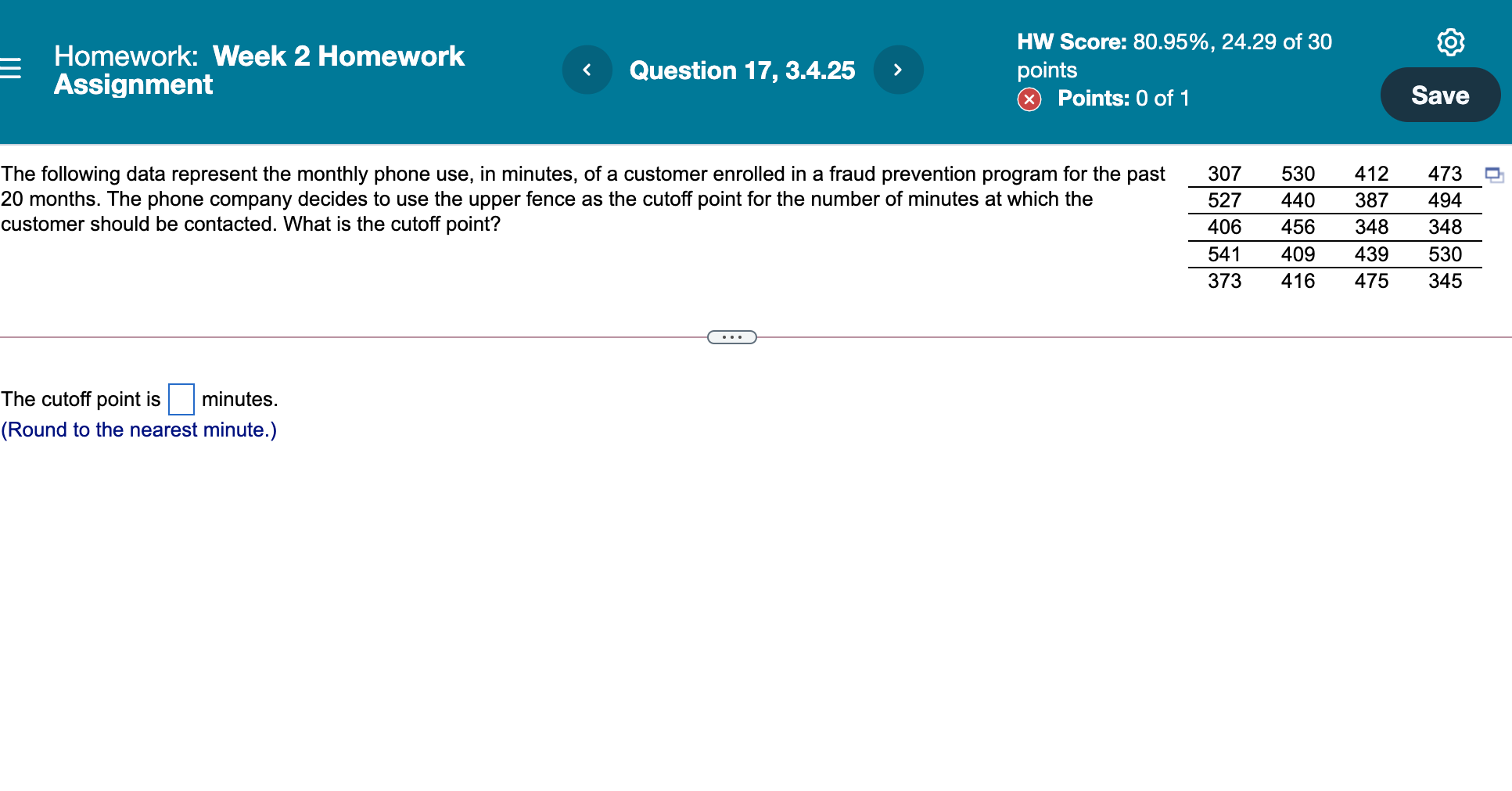 Solved Homework: Week 2 Homework Assignment Question 17, | Chegg.com