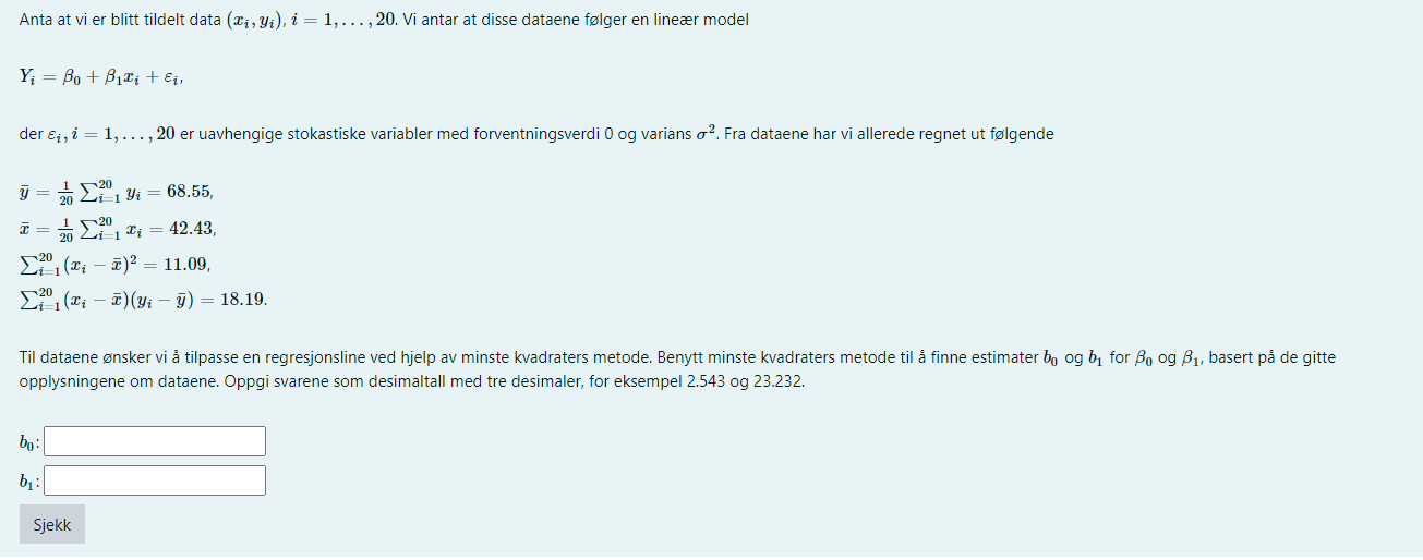 Solved Suppose we have been assigned data (xi,yi) , | Chegg.com
