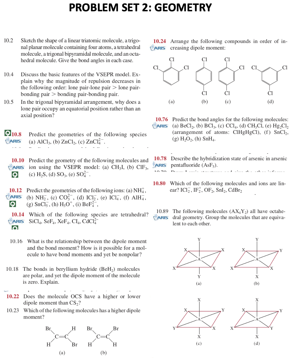 Solved Problem Set 2 Geometry 10 2 Sketch The Shape Of A