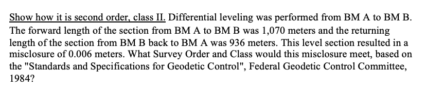 Solved Show how it is second order, class II. Differential | Chegg.com
