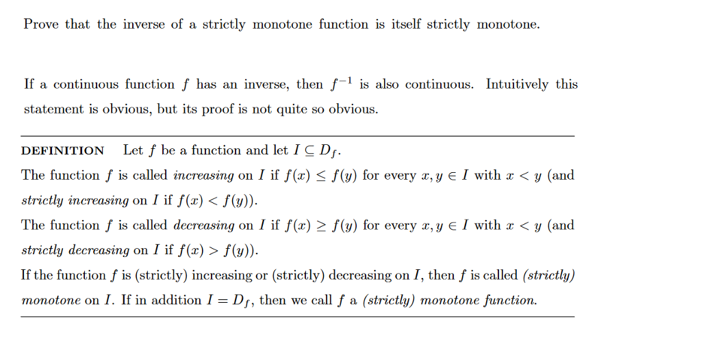 Solved In this exercise I have to prove on a formal way that | Chegg.com
