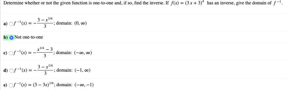 Solved Determine whether or not the given function is | Chegg.com