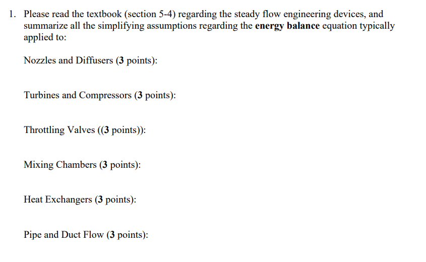 Solved 1. Please read the textbook (section 5-4) regarding | Chegg.com