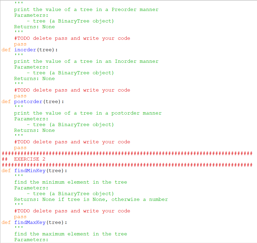 Solved Exercise 1: Binary tree traversals In this exercise, | Chegg.com Solved Exercise 1: Binary tree traversals In this exercise, | Chegg.com