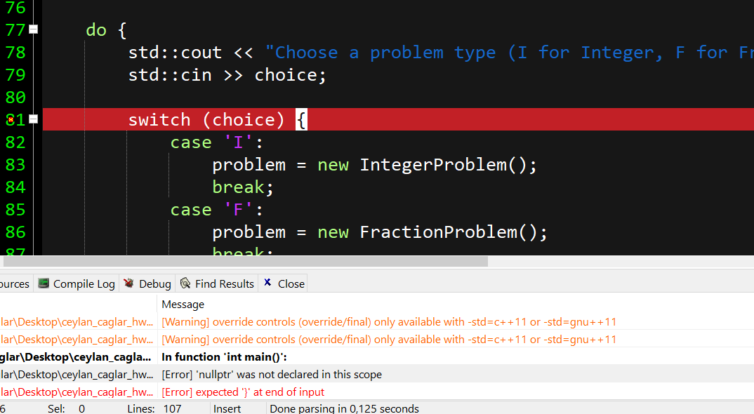 Solved I get an error message | Chegg.com