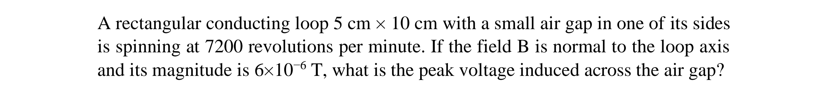 Solved A rectangular conducting loop 5 cm×10 cm with a small | Chegg.com