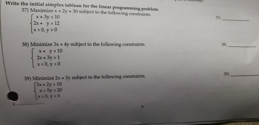 Solved Just do number 37. I am posting 38 and 39 as | Chegg.com