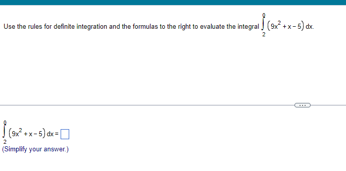 Solved Use the rules for definite integration and the | Chegg.com