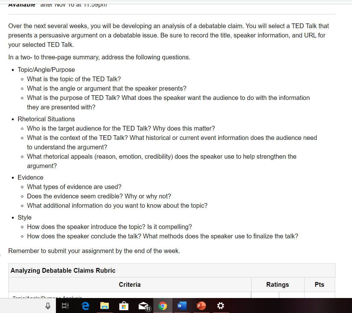 Over the next several weeks, you will be developing | Chegg.com