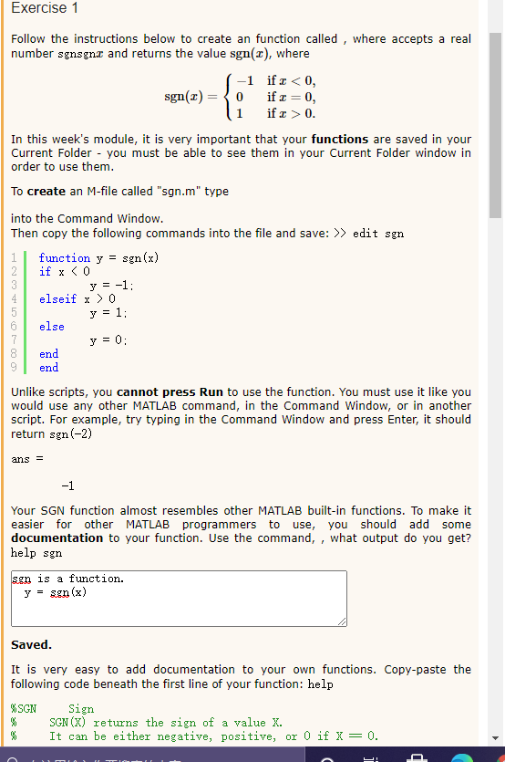 Solved Exercise 1 Follow the instructions below to create an | Chegg.com