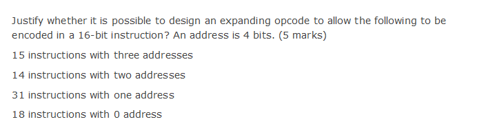 Solved Justify whether it is possible to design an expanding | Chegg.com
