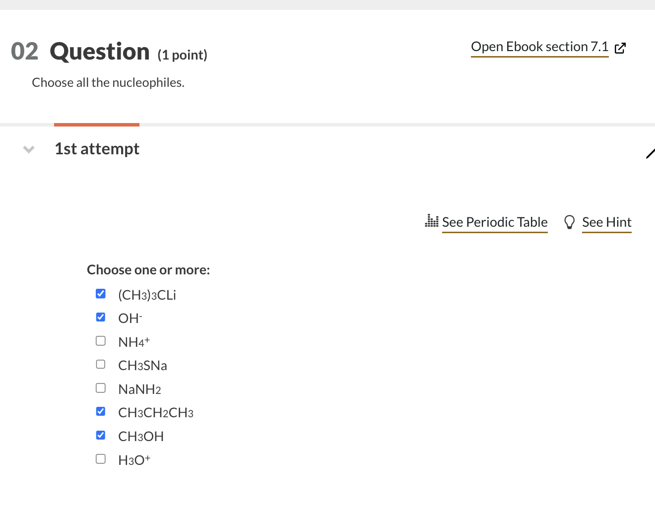 High Quality SOLUTION 02 ﻿Question (1 ﻿point)Choose all the | Chegg.com