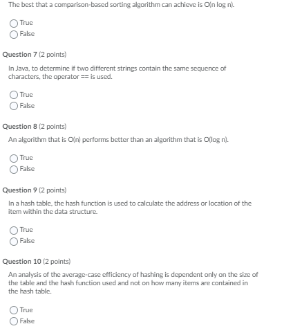 Solved The best that a comparison-based sorting algorithm | Chegg.com