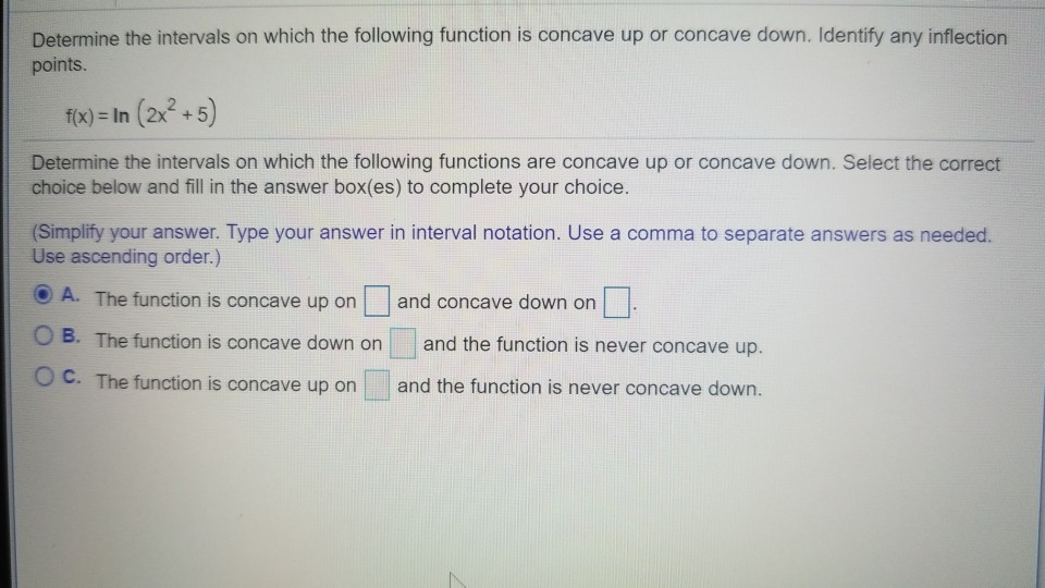 Solved Determine the intervals on which the following | Chegg.com