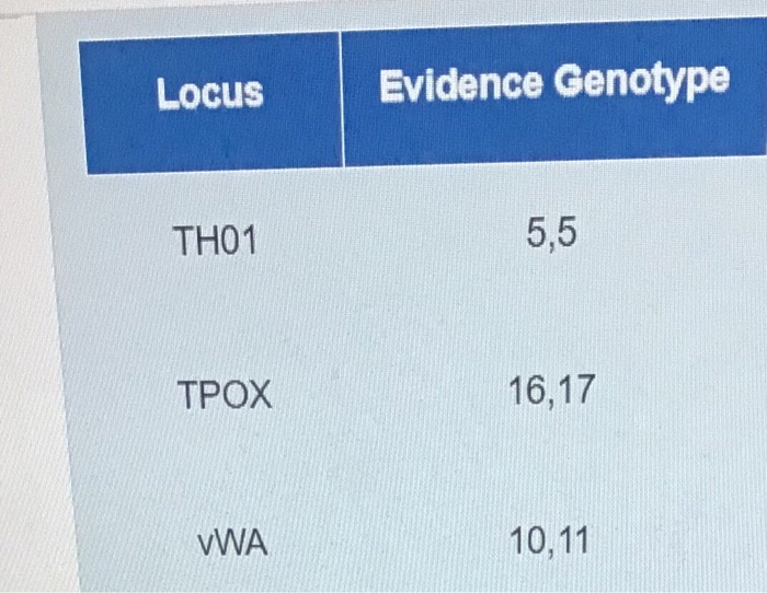 Solved What is the frequency of allele 5 for the TH01 | Chegg.com
