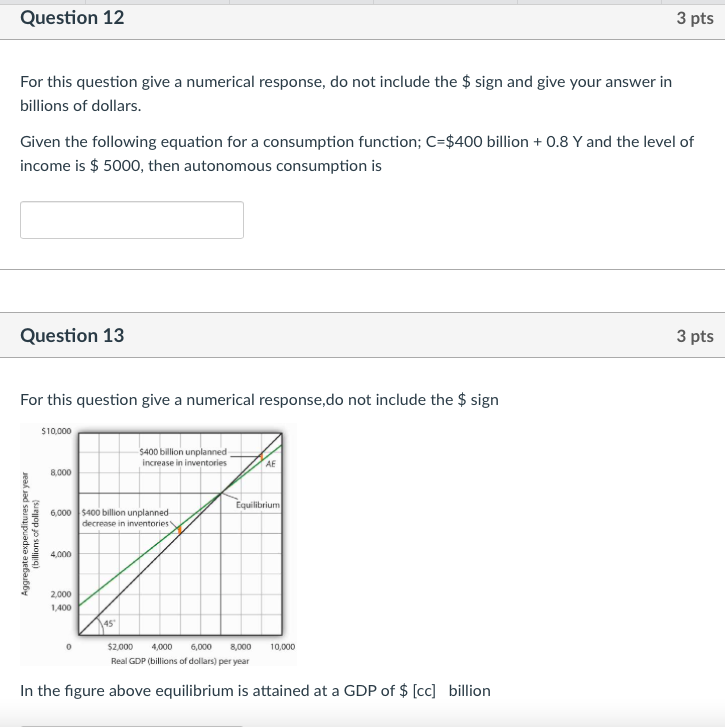 Solved For this question give a numerical response, do not | Chegg.com