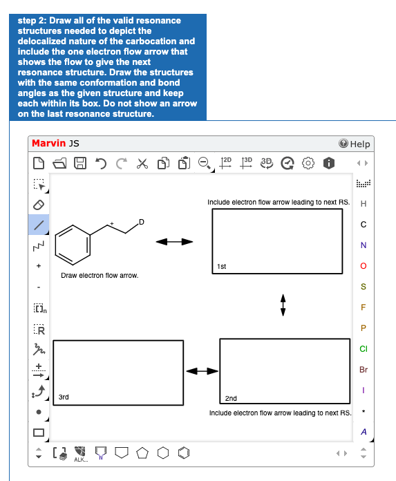 Solved step 2: Draw all of the valid resonance structures | Chegg.com
