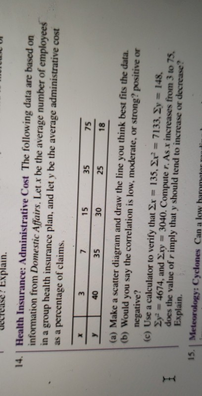 Solved I decrease! Explain. SU 14. Health Insurance: | Chegg.com