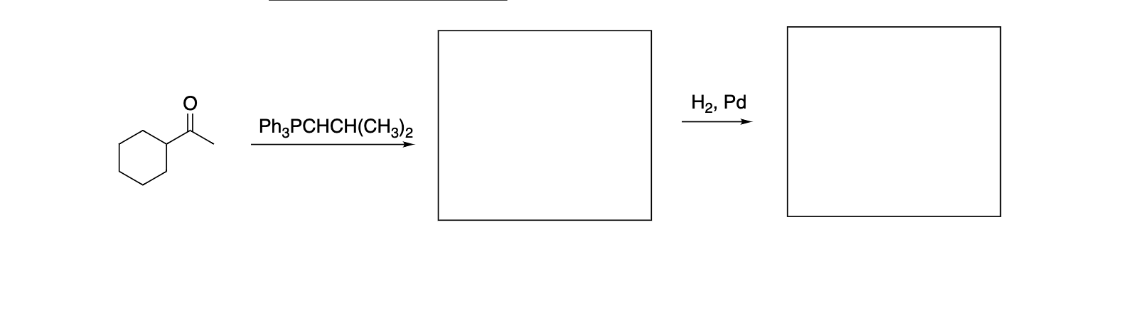Solved H2, Pd Ph3PCHCH(CH3)2 | Chegg.com