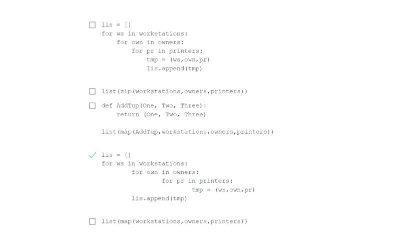 Solved A Python application keeps three lists: workstations | Chegg.com