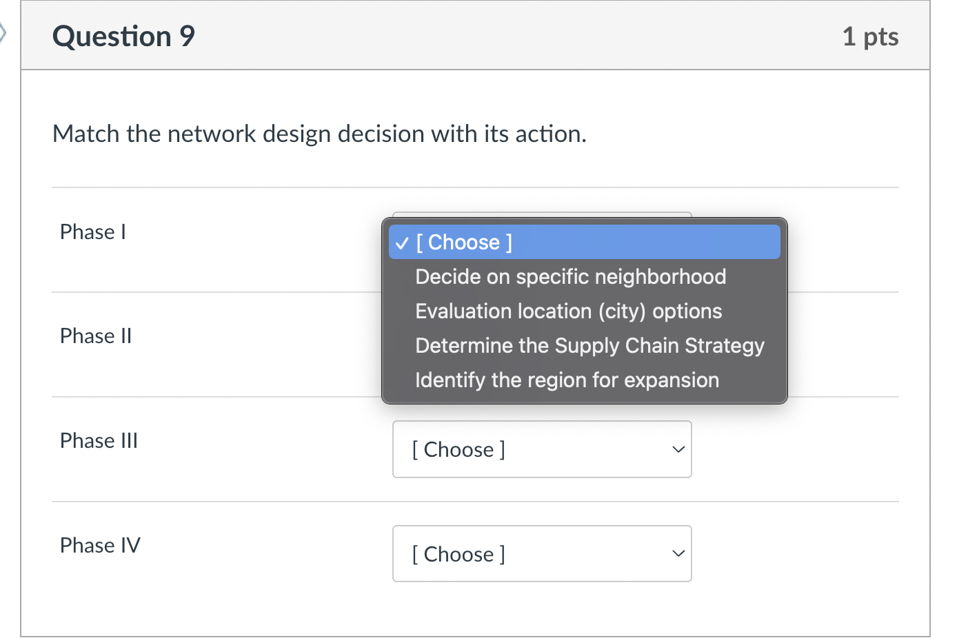 Solved Match the network design decision with its action. | Chegg.com