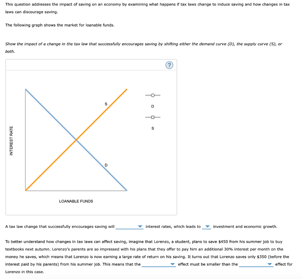 Solved This question addresses the impact of saving on an | Chegg.com Solved This question addresses the impact of saving on an | Chegg.com