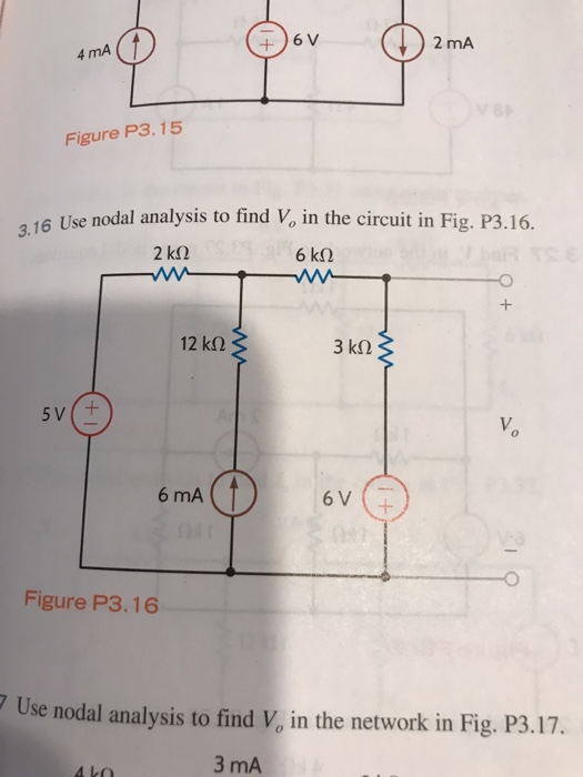 Solved 3.16 Use modal analysis to find V_0 in the circuit in | Chegg.com