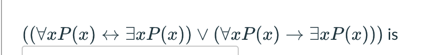 Solved How can I tell if this pure monadic predicate formula | Chegg.com