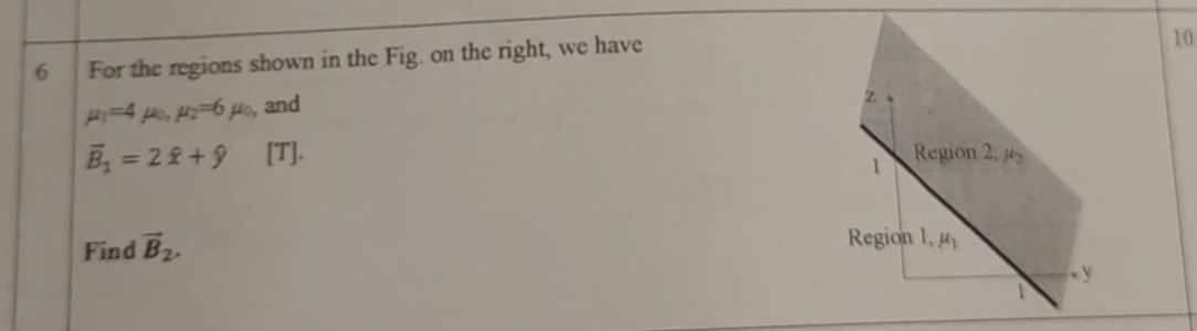 Solved 6 For the regions shown in the Fig. on the right, we | Chegg.com